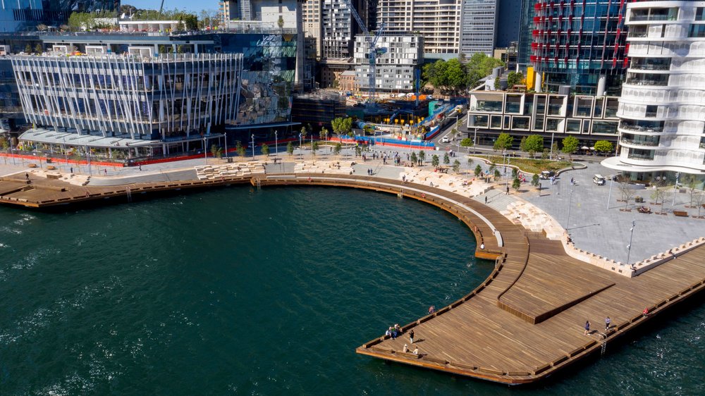 Harbour cove designed by Grant Associates opens in Barangaroo, Sydney ...