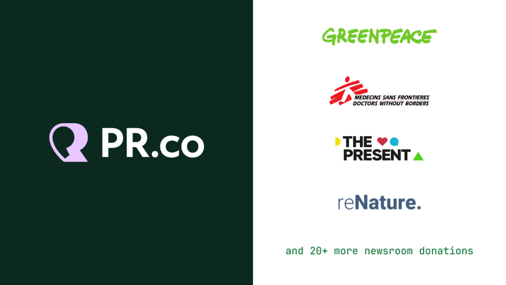 PR.co donating newsrooms to 25+ NGOs | PR.co Newsroom