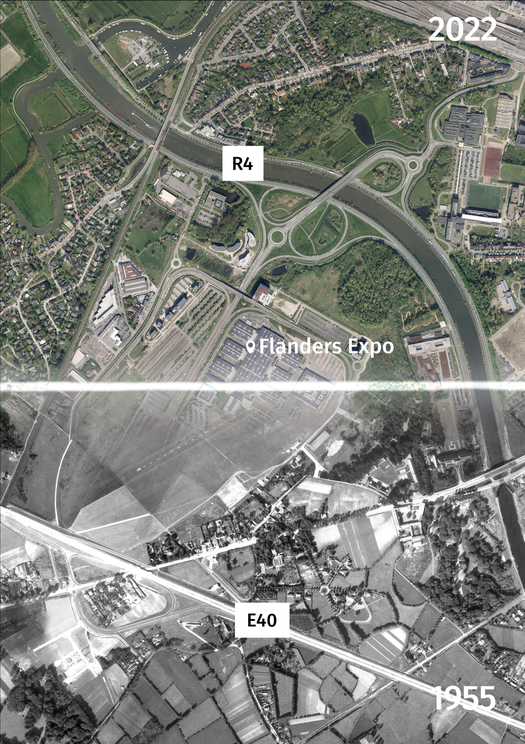 Luchtfoto's van Gent uit jaren 50 nu online te bekijken | Stad Gent ...