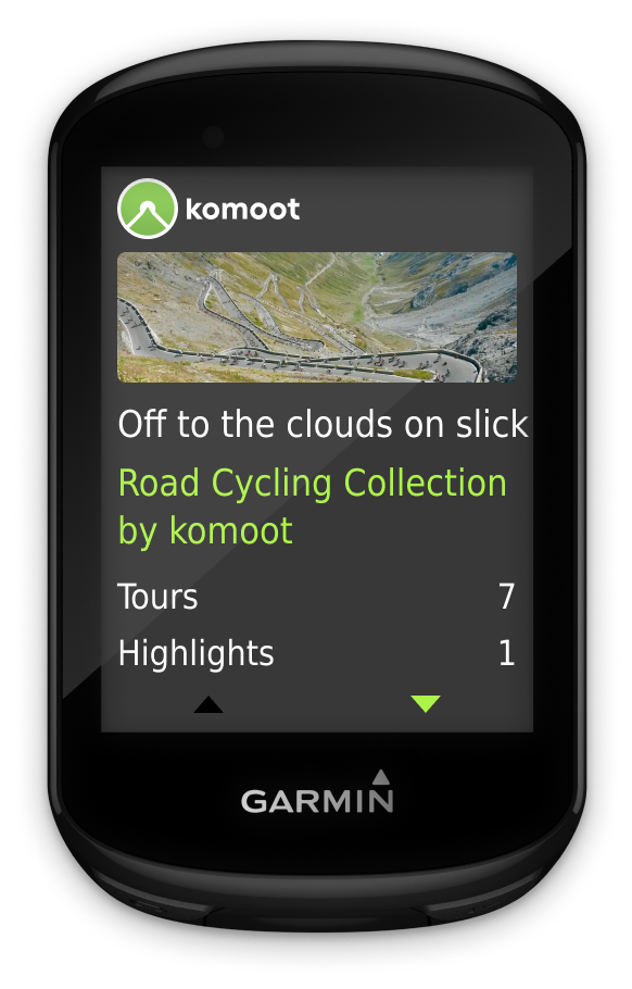 Komoot veröffentlicht neues Garmin App Update - Komoot (Pressemitteilung)