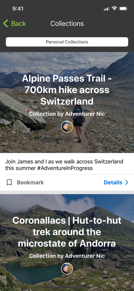 Press-Kit: Premium Features - EN Komoot App Screenshots | Komoot Newsroom