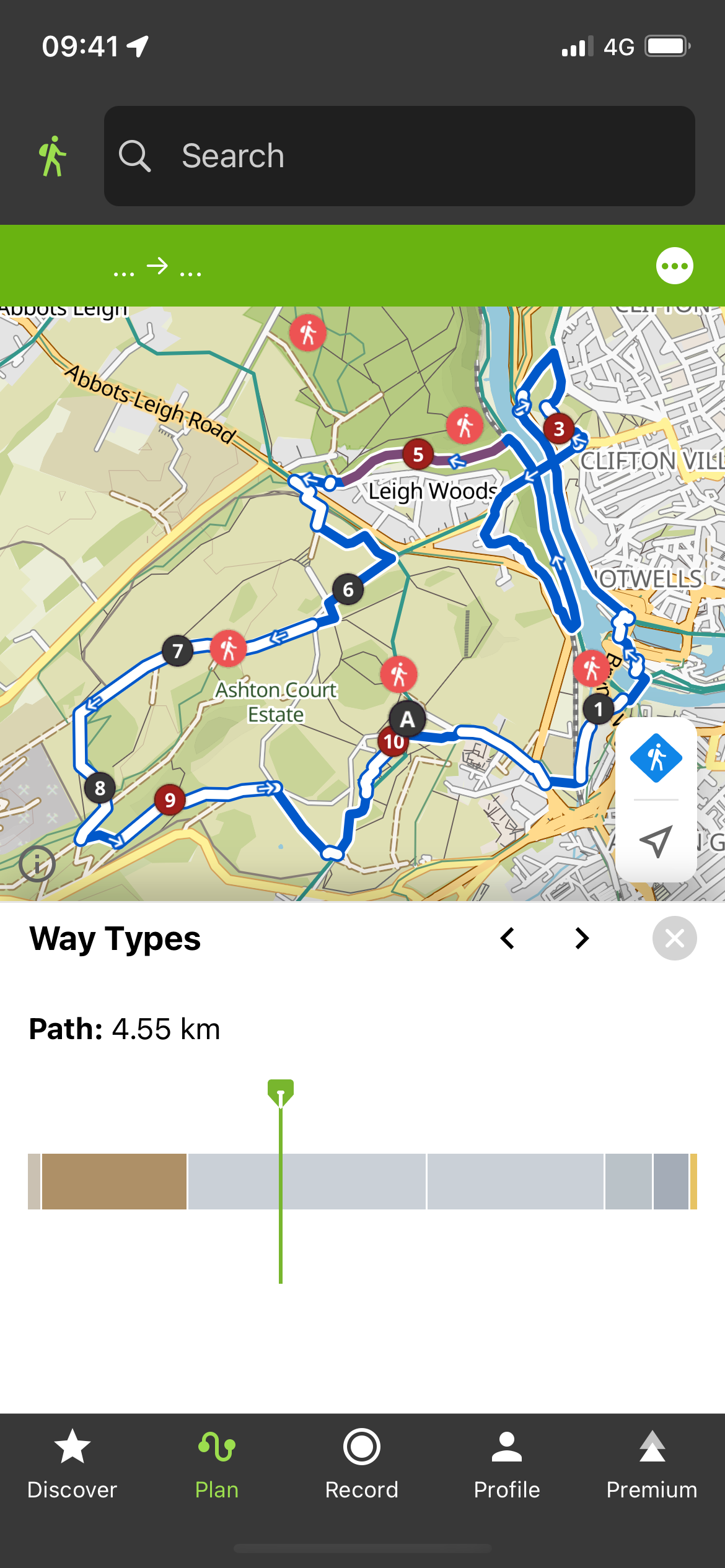Press-Kit: Plan Features - EN Komoot App Screenshots | Komoot Newsroom