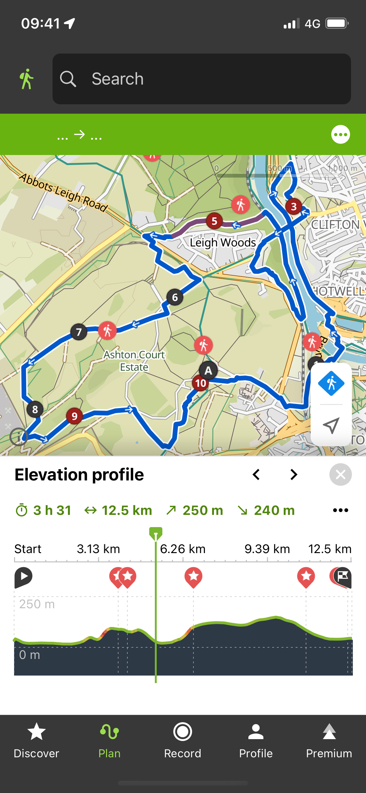 Press-Kit: Plan Features - EN Komoot App Screenshots | Komoot Newsroom