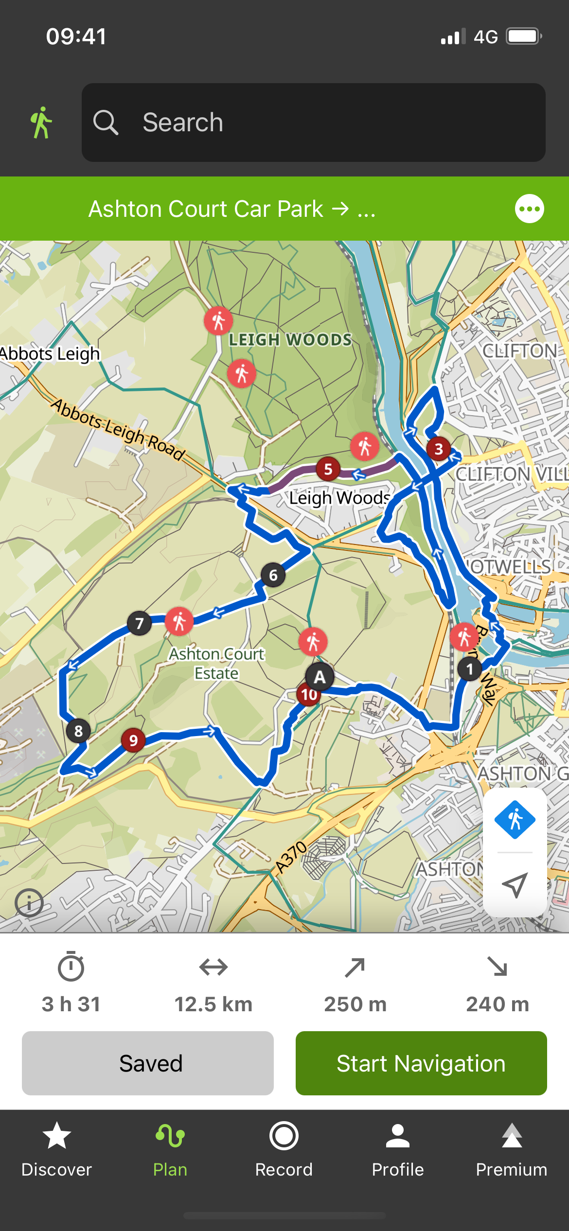 Press-Kit: Plan Features - EN Komoot App Screenshots | Komoot Newsroom