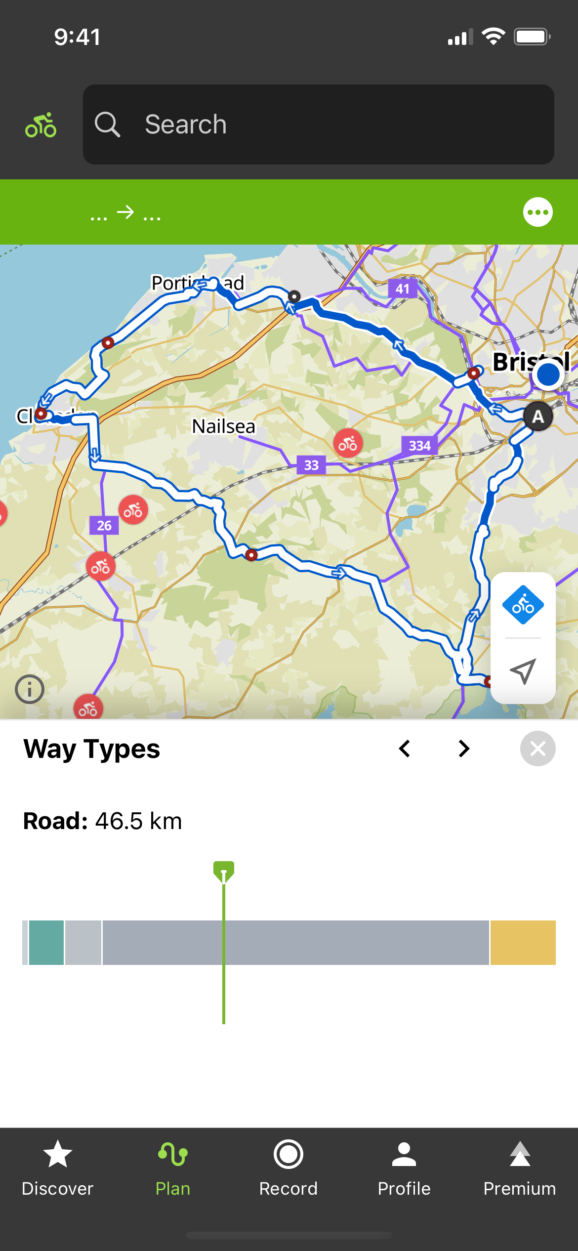 Press-Kit: Plan Features - EN Komoot App Screenshots | Komoot Newsroom