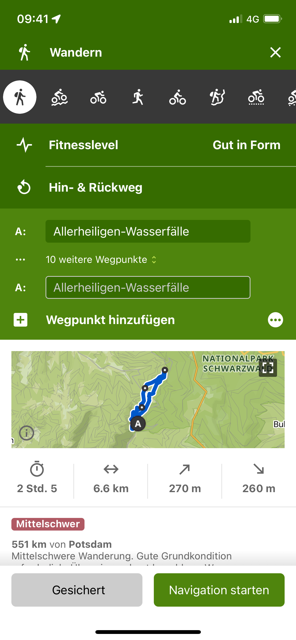 Media kit: Plan Features - DE Komoot App Screenshots | Komoot Newsroom