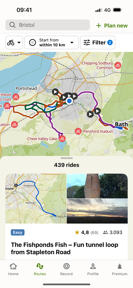 Media kit: Route Search Features - EN Komoot App Screenshots | Komoot ...