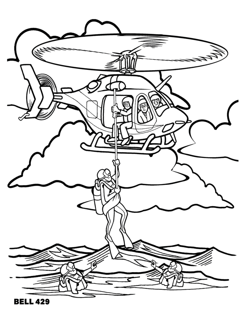 Bell Aircraft in Action Coloring Book | Bell Newsroom