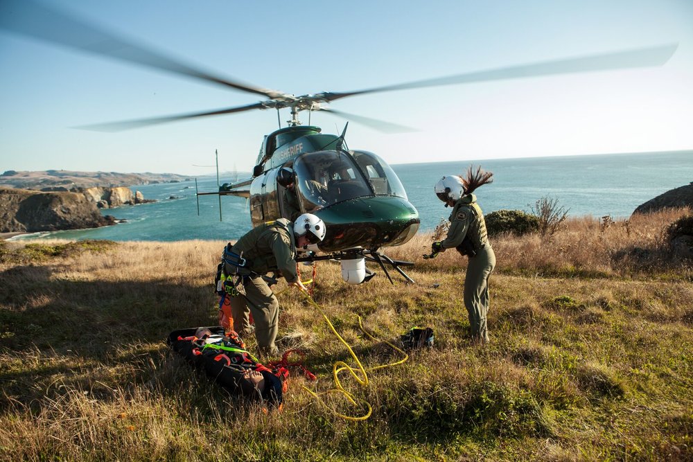 Sonoma County Sheriff's Office Uses Bell 407 for Cliff and Ocean Rescue ...