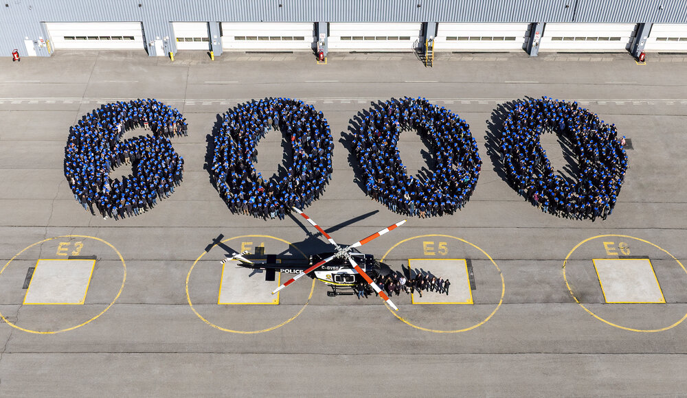 Bell Celebrates its 6,000th Commercial Aircraft Built at Bell Textron ...