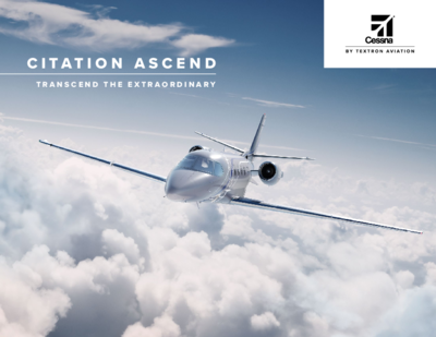 Media Kit: Cessna Citation Ascend | Textron Aviation Media Center