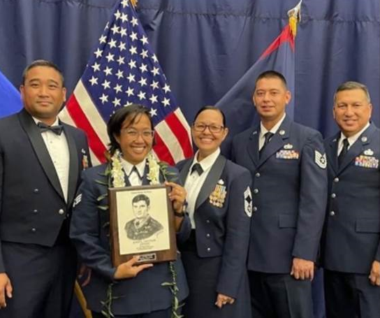 Restine Hernandez Presented Coveted John L. Levitow Award | GTA Newsroom