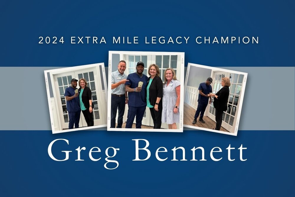 Legacy Senior Living Names Gregory Bennett the Annual 'Going the Extra ...