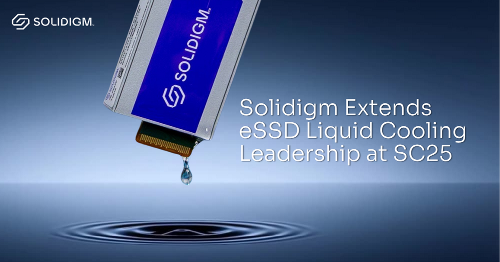 Solidigm Extends eSSD Liquid Cooling Leadership at SC25 | Solidigm Newsroom