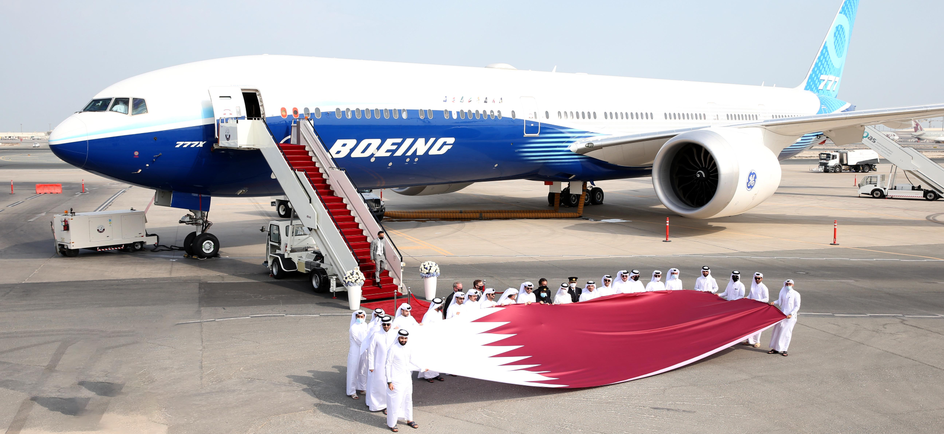 Qatar Airways Welcomes First Boeing B777-9 Aircraft to Doha | Qatar ...