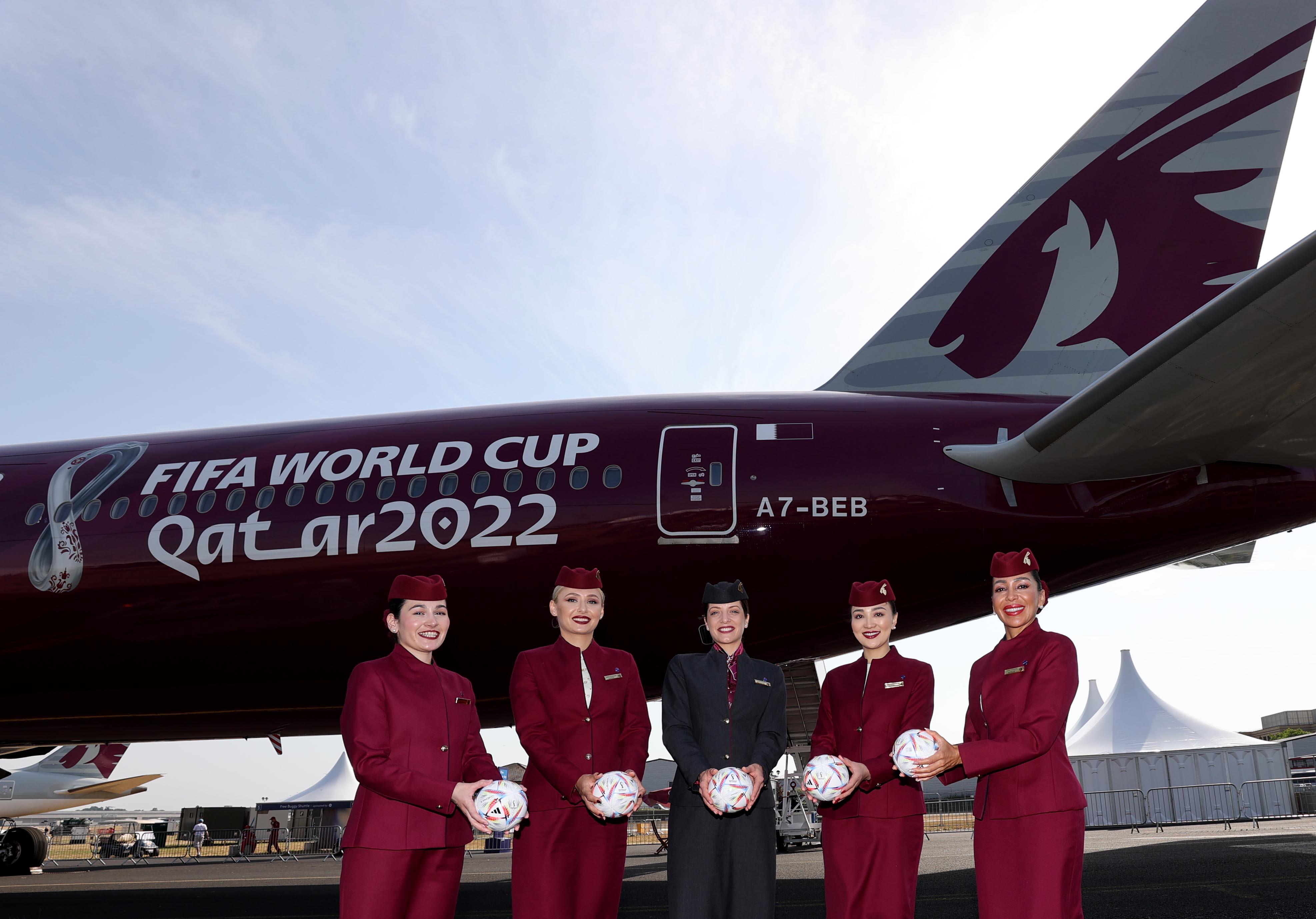 Qatar Airways Delights Attendees At The Farnborough International Qatar Airways Delights Attendees At The Farnborough International