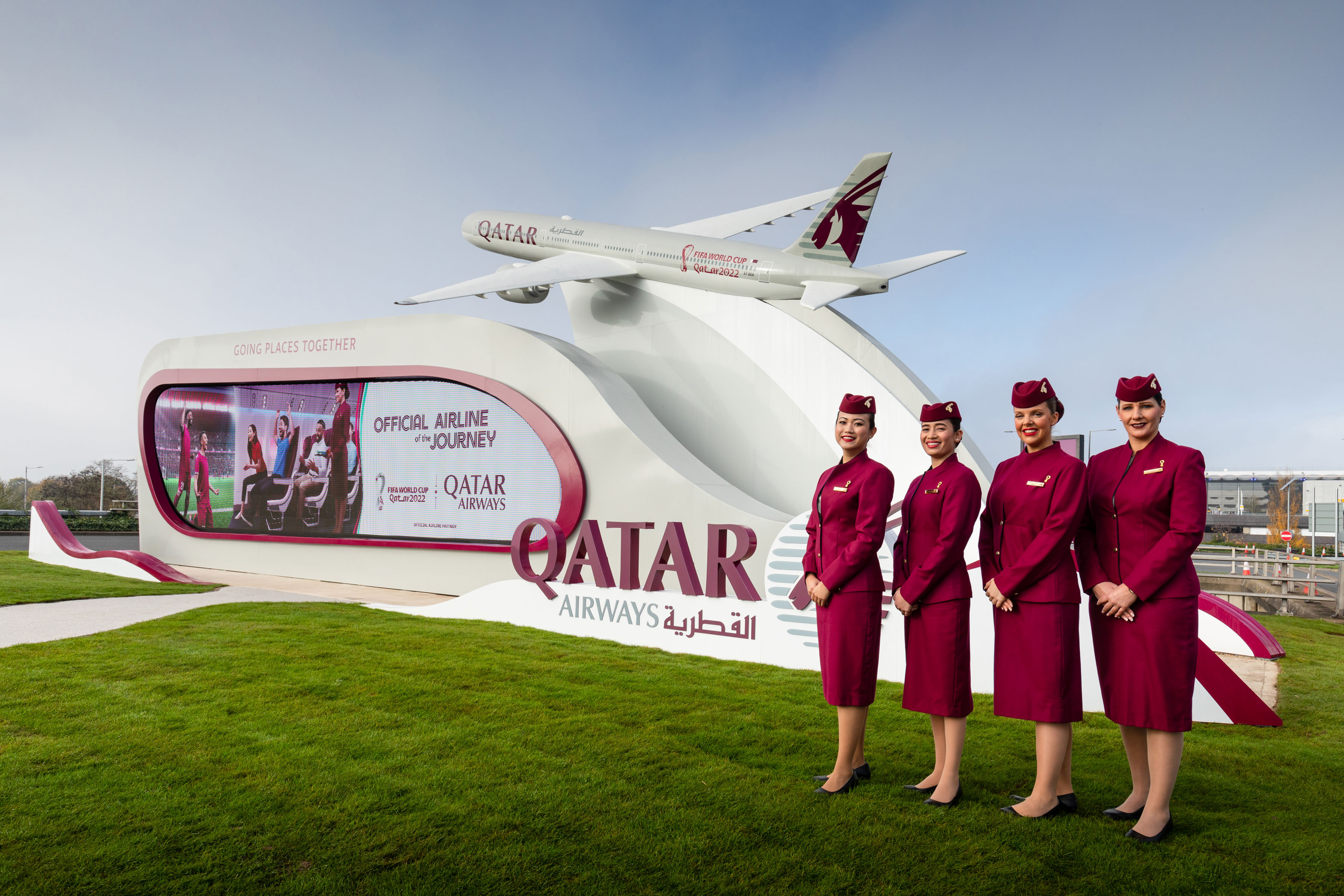 Qatar Airways Unveils New Branding At London Heathrow Terminal 4